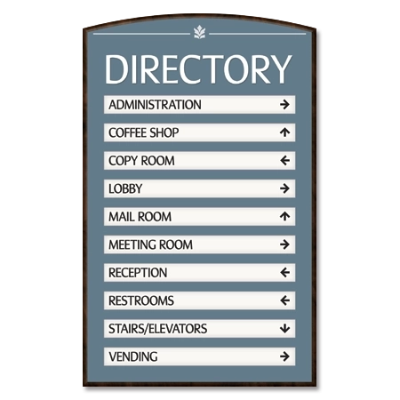 10-Line Directory with Inserts | signmojo.com