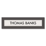 Nameplate Signs With Inserts | Paper Inserts For Names | signmojo.com