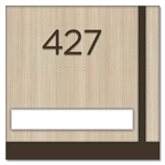 1-Slot Room Number Signs | signmojo.com