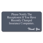 Office Reception Desk Signs | Reception Policies | signmojo.com