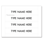 Free Print Your Own Nameplate Inserts | signmojo.com